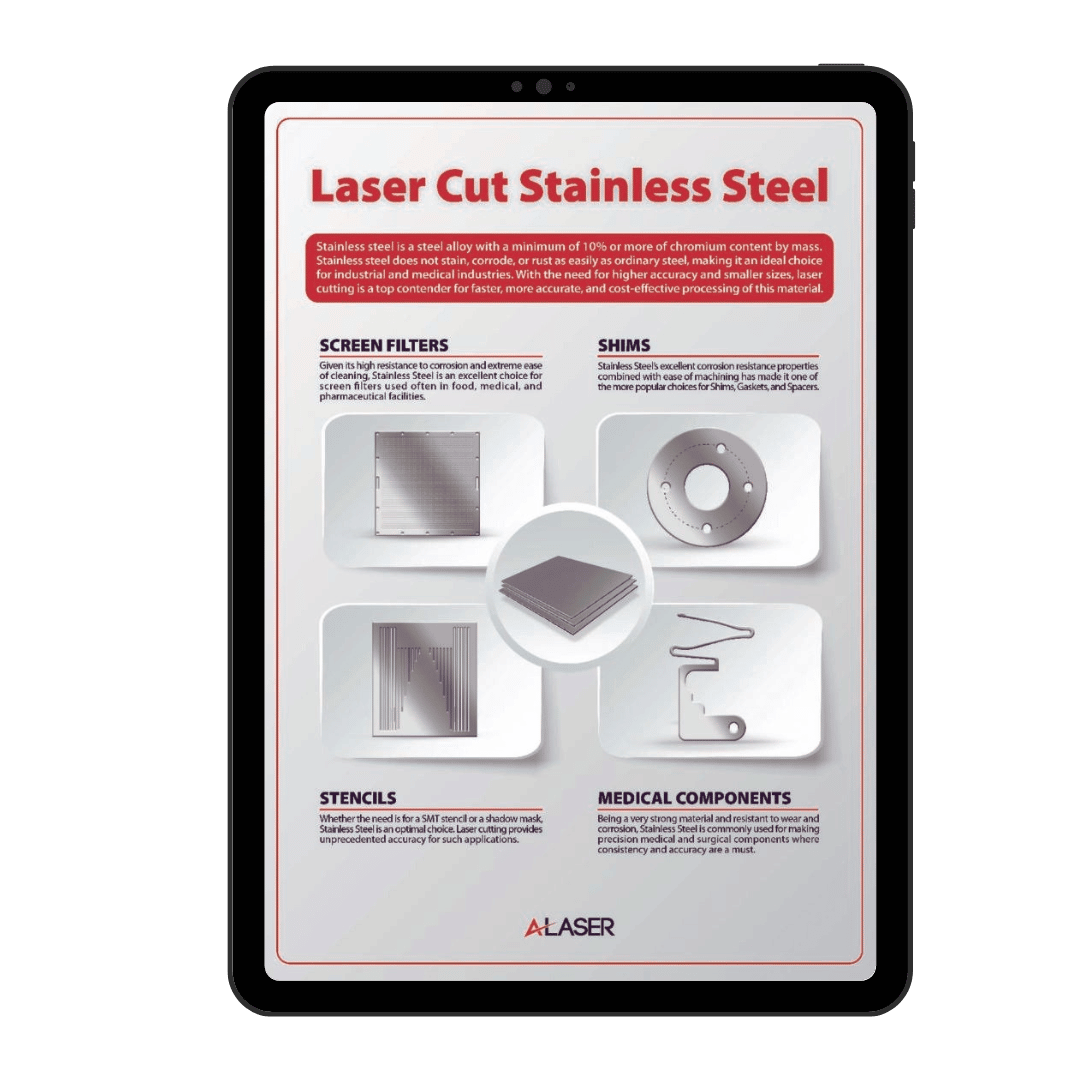 Laser Cutting Stainless Steel - A-Laser Precision Laser Cutting